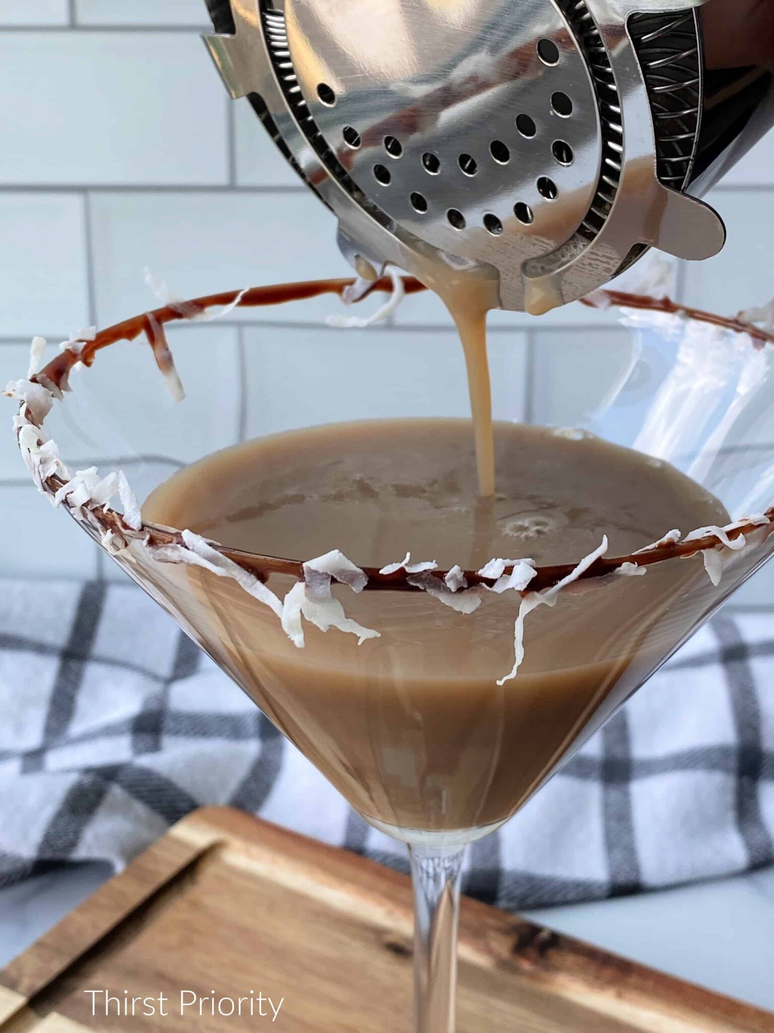 Easy and Delicious Almond Joy Martini Vodka Recipe