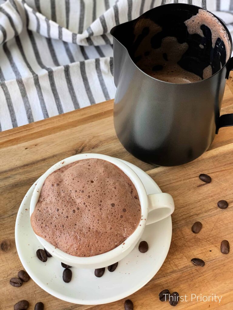 The Best Mocha Latte Recipe to make with Aeropress