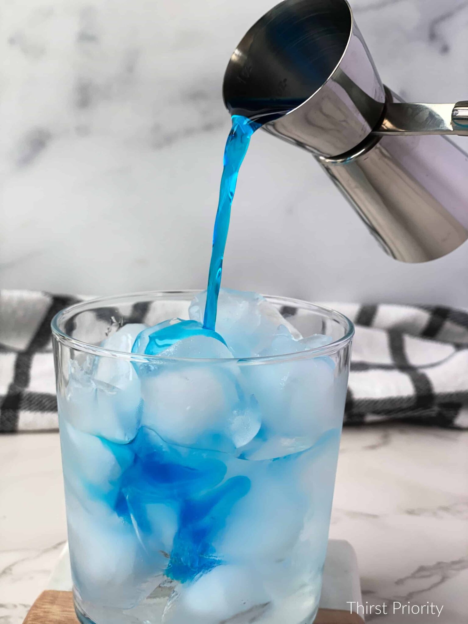 3 Ingredient Blues on The Rocks Cocktail Recipe