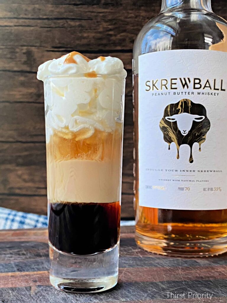 Creamy Skrewball Peanut Butter Whiskey Shot Recipe
