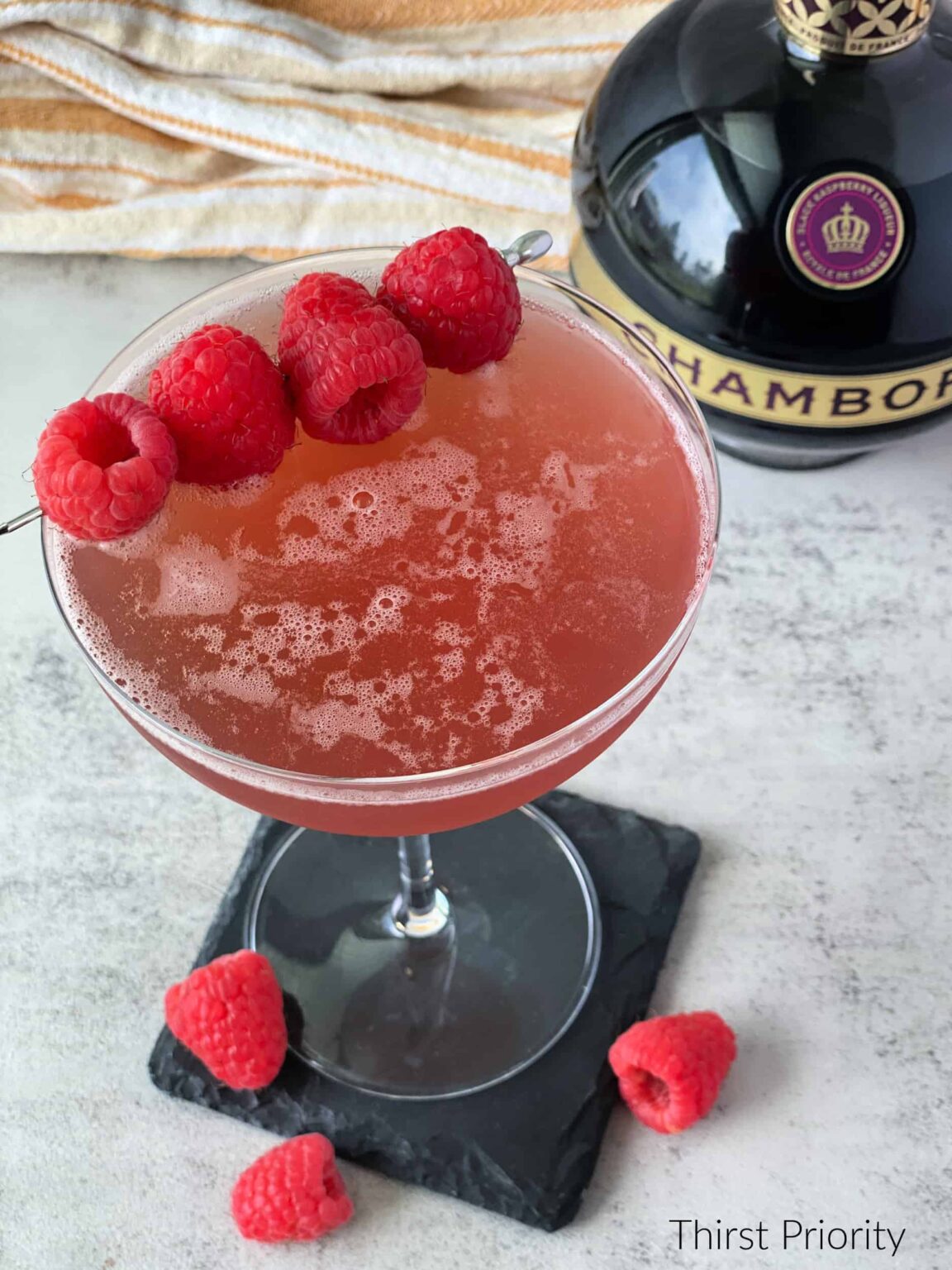 Classic French Martini Recipe (Made with Chambord)