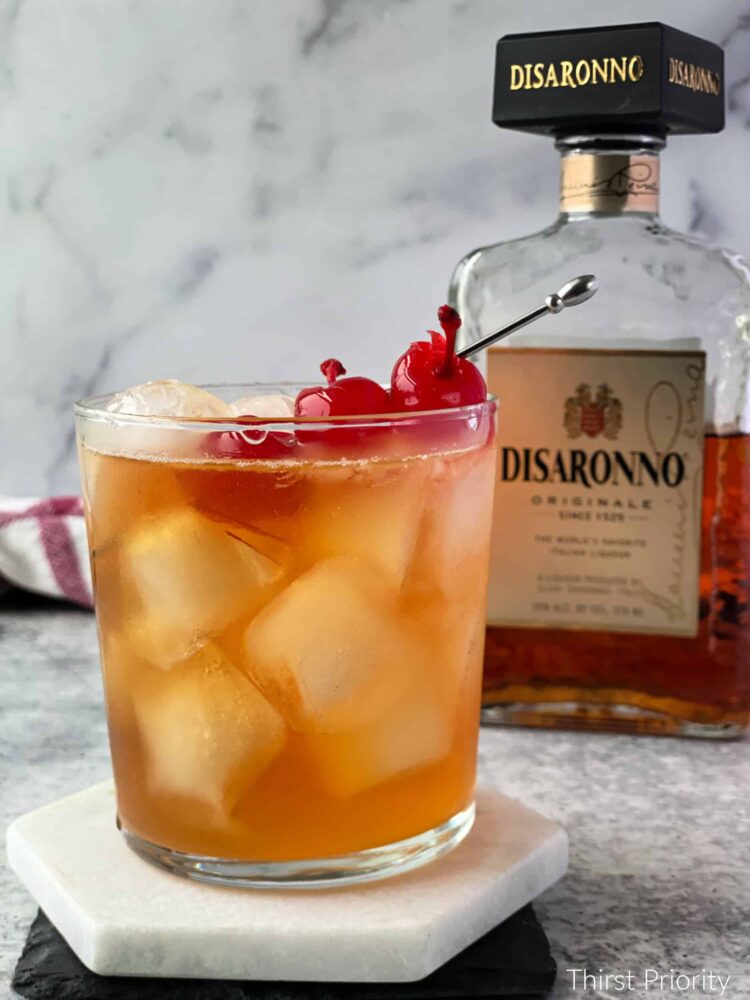 Easy Amaretto Sour Recipe with Sour Mix