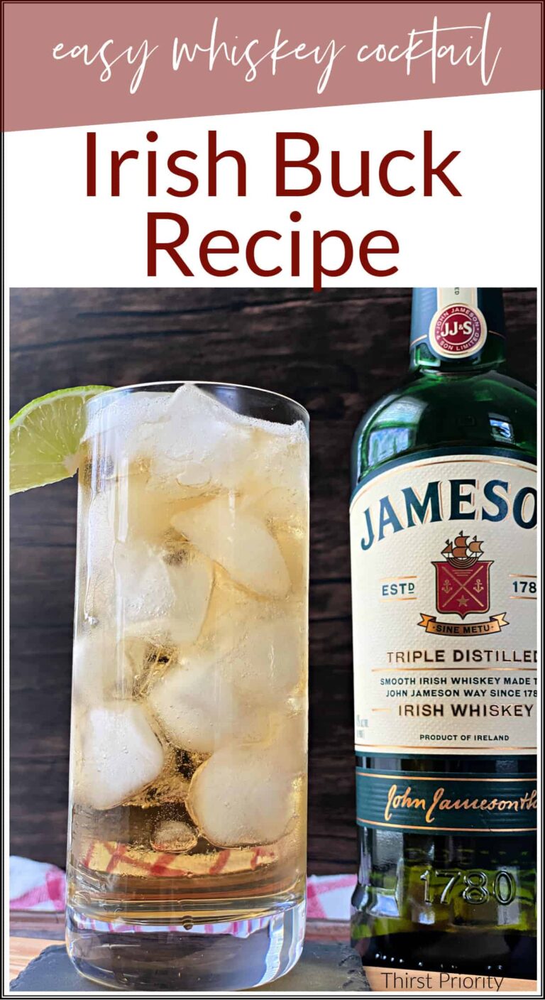 Irish Buck Recipe (Jameson & Ginger Cocktail)
