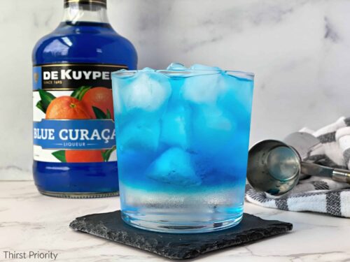 3 Ingredient Blues on The Rocks Cocktail Recipe