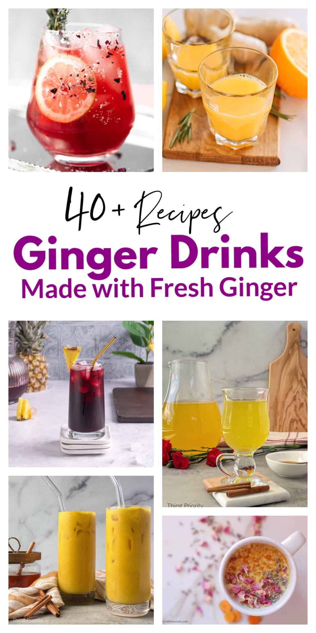 40+ Homemade Ginger Drink Recipes (with fresh ginger)