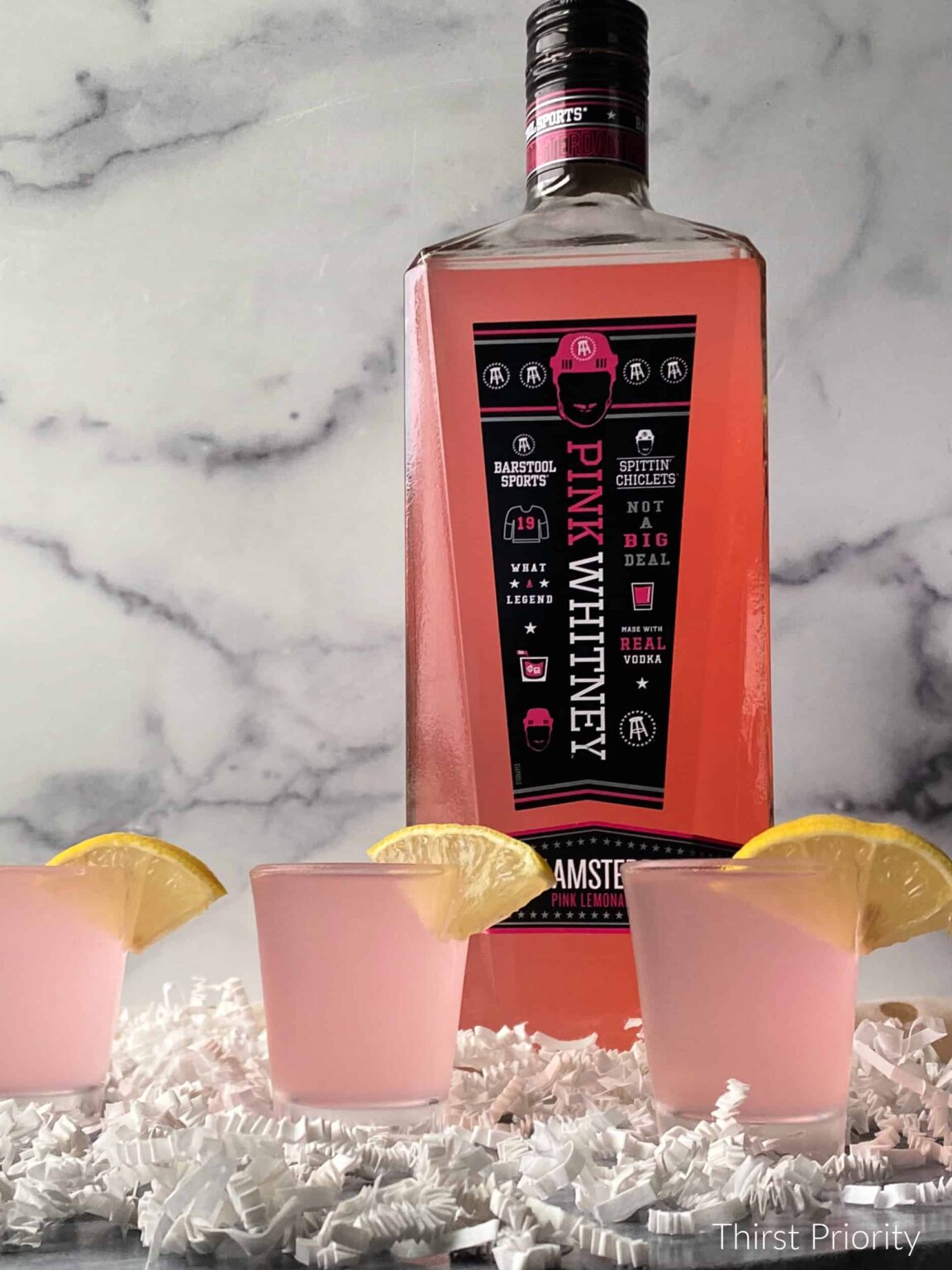 Pink Whitney Shots (Pink Lemonade Vodka Shots)