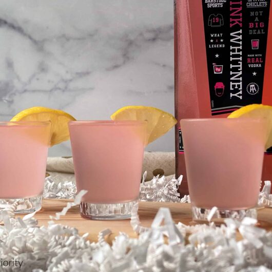 Pink Whitney Shots (Pink Lemonade Vodka Shots)
